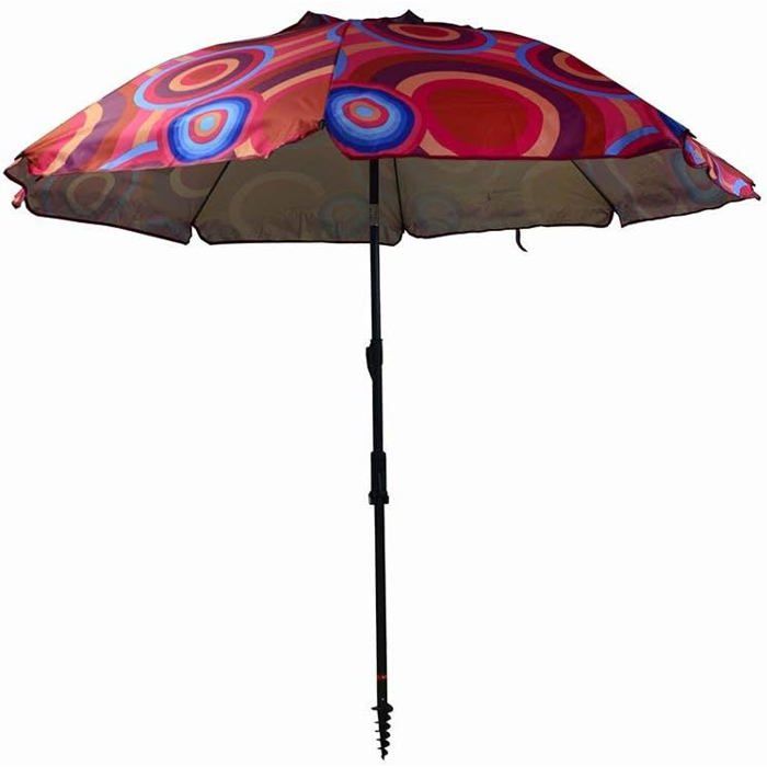 Crevicosta Prestige Parasol En Aluminium Renforcé Motif Rétro 200 Cm De ...