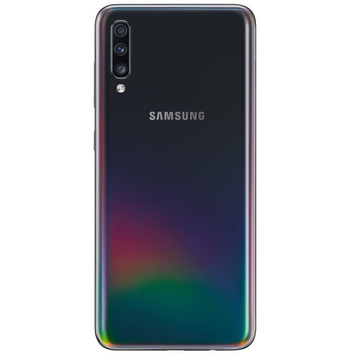 SAMSUNG Galaxy A70 - Double sim 128 Go Noir - Cdiscount Téléphonie