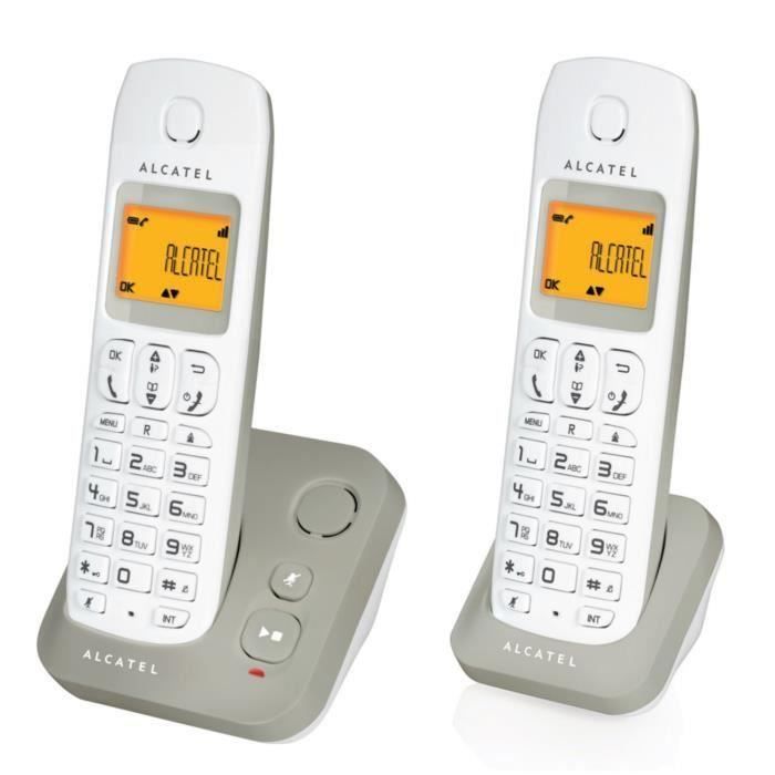 Alcatel E130 Voice Duo Gris - Cdiscount Téléphonie