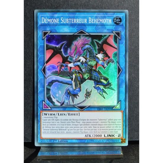 Carte YU-GI-OH CIBR-FR098 Démone Subterreur Béhémoth (Subterror ...