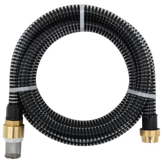 CHEZ STAR® Luxe Tuyau d'aspiration avec raccords en laiton 7 m 25 mm ...