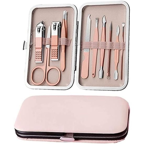Kit Manucre Pedicure,Coupe Ongle Professionnel Coupe Cuticule Acier ...