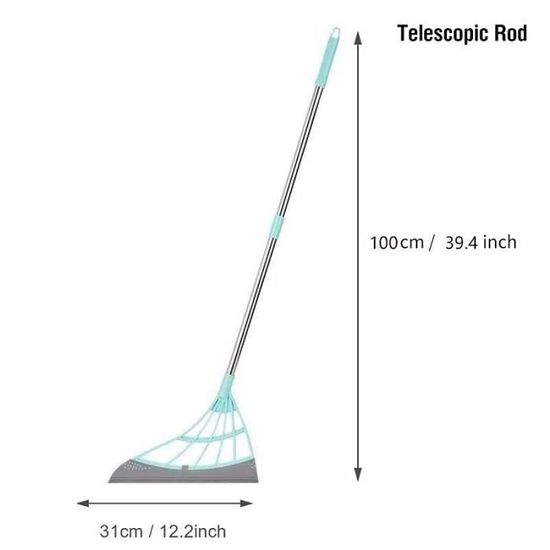 Lavette,Balai magique multifonction en caoutchouc pour la salle de bain,balayeuse d'eau avec ...