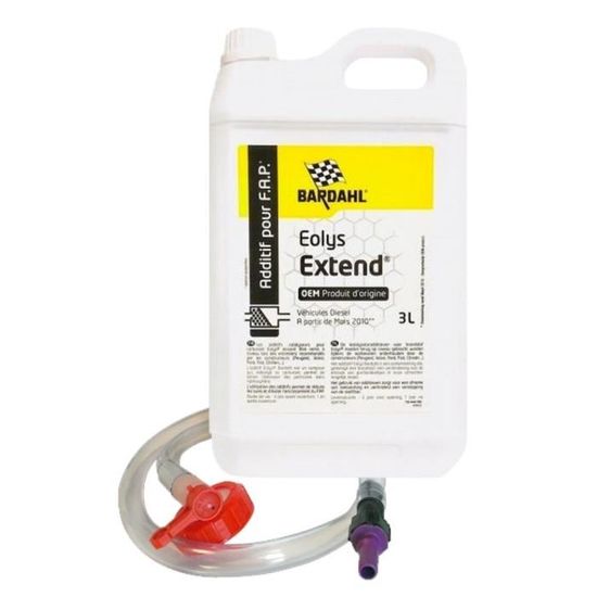 Eolys Extend 3L, additif FAP + kit de remplissage - Bardahl - Cdiscount ...