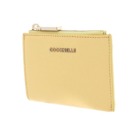 COCCINELLE Metallic Soft Document Holder Sorbet Yellow [128064] - porte ...