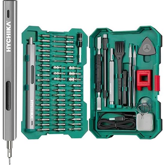 Mini Tournevis Précision - HYCHIKA - Kit Outil Informatique - 67 en 1 ...