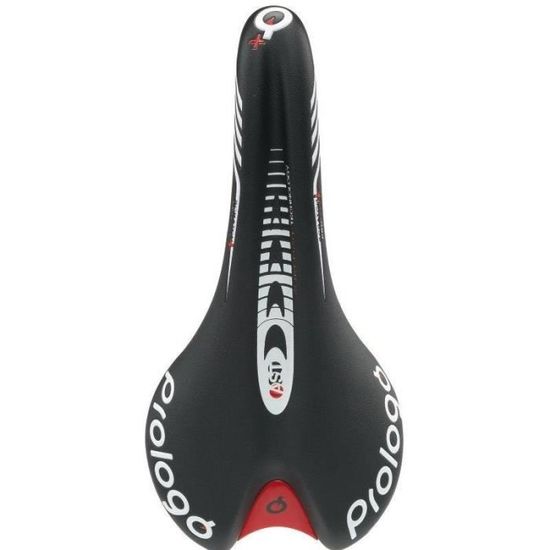 Selle de vélo Prologo Scratch Pro Plus 143 T1.4 - Noir - Titane et composite carbone - Largeur ...