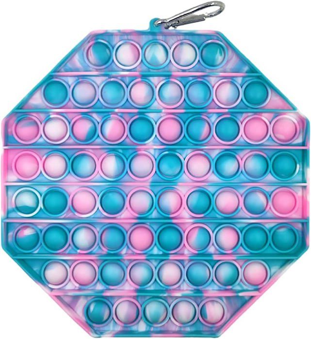 Popit Fidget Toys Pack, Pop Bubble Fidget Toys,Silicone Poppit Push It ...