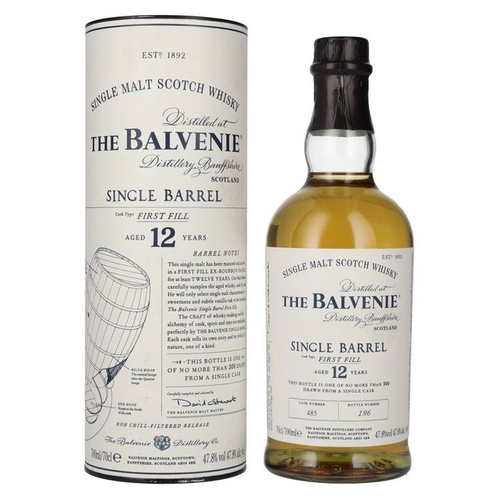 The Balvenie 12 Years Old Single Barrel First Fill 47,8% Vol. 0,7l en ...
