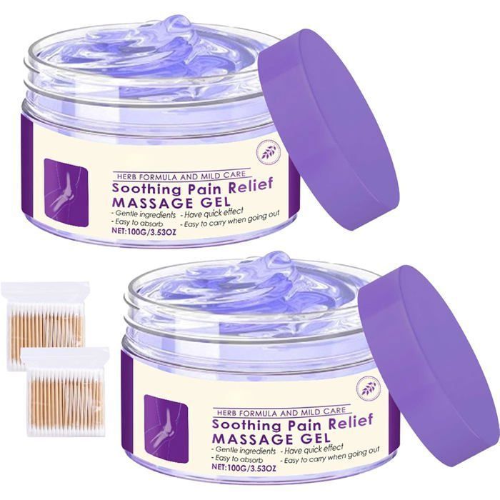 Gel De Massage Au Curcuma Et À L'huile D'émeu Pour Soulager Les ...