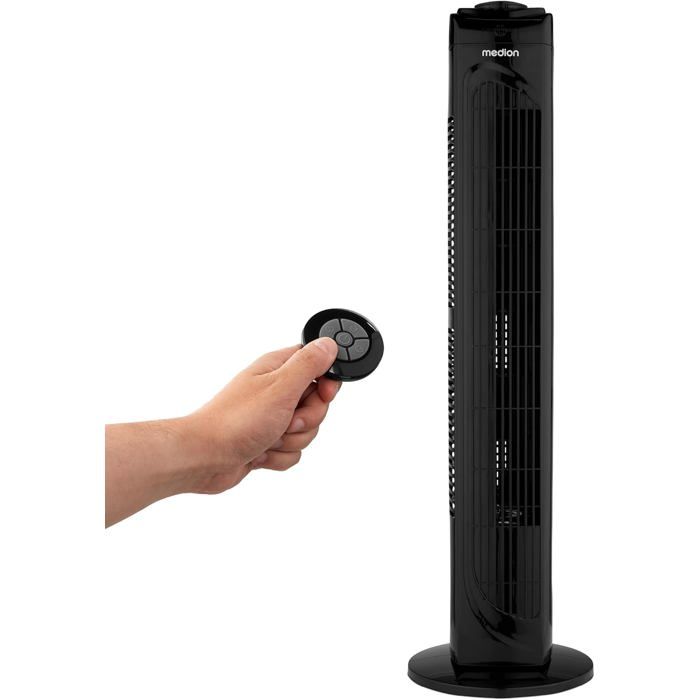 MEDION E11 TF Ventilateur colonne avec télécommande (3 vitesses, mode ...