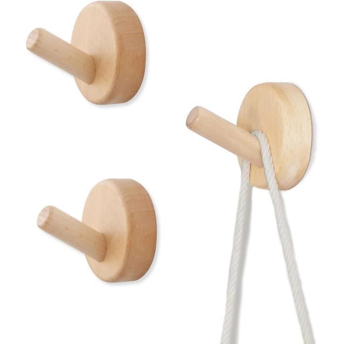 Crochet Mural En Bois Rond De Style Vintage Minimaliste Pour Salon ...