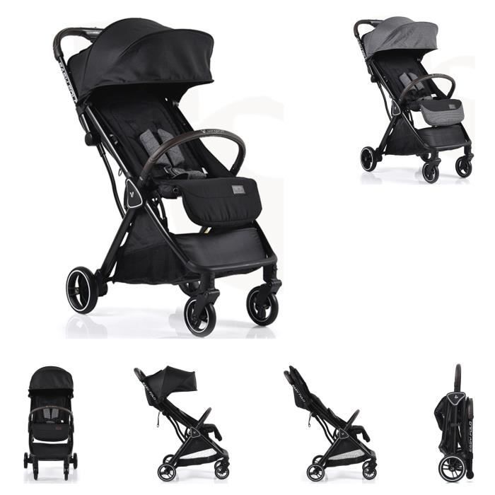 Cangaroo, poussette Buggy easy Fold Alu toit solaire réglable, pliable ...