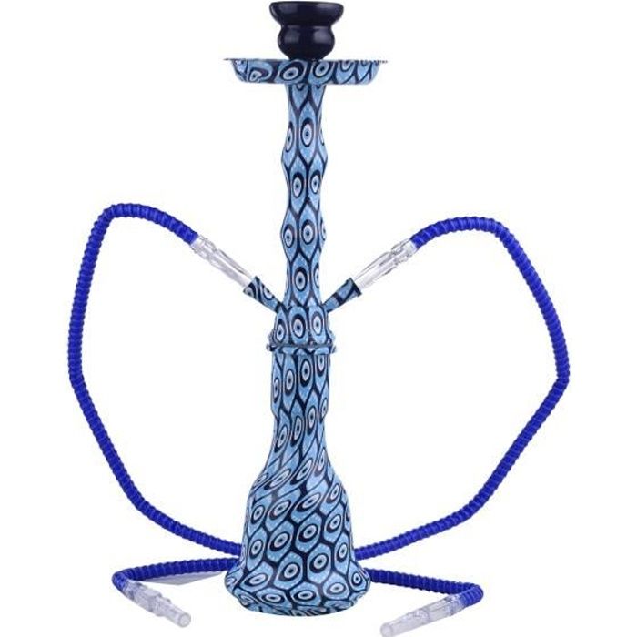 Chicha Nazar Kit Complet Shisha avec 2 Tuyaux, Foyer en Céramique ...