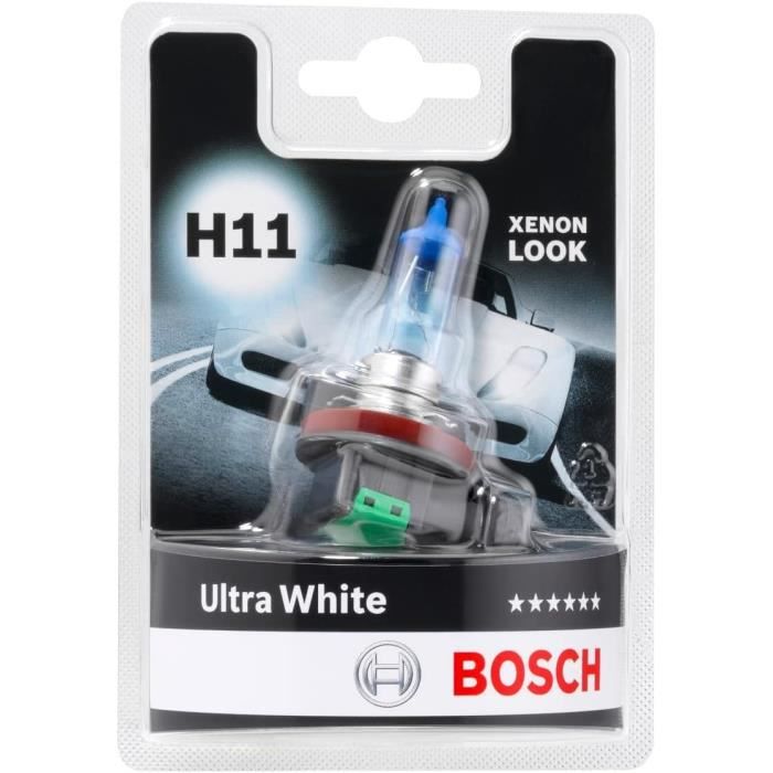 Bosch H11 Ultra White Lampe De Phare - 12 V 55 W Pgj19-2 - 1 Ampoule[u7 ...