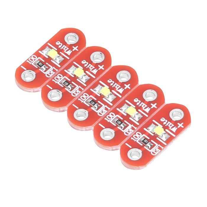 Duokon LED LilyPad 50 Pcs LilyPad LED Module Blanc Portable Surface ...