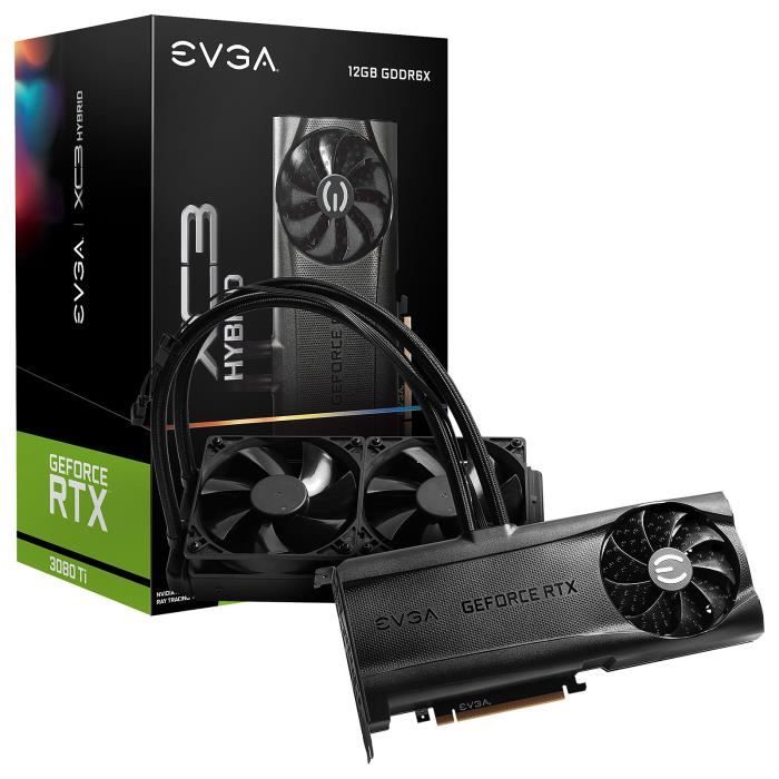 EVGA GeForce RTX 3080 Ti XC3 ULTRA HYBRID - 12 Go GDDR6X - HDMI/Tri ...