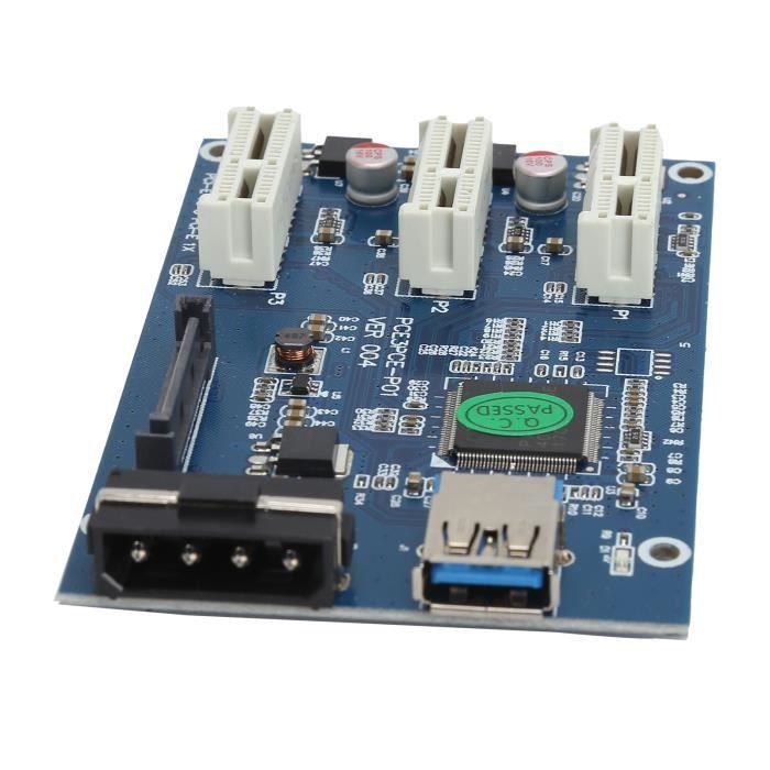 TMISHION Adaptateur Riser PCI-E Kit d'extension PCI-E Express Adapter ...