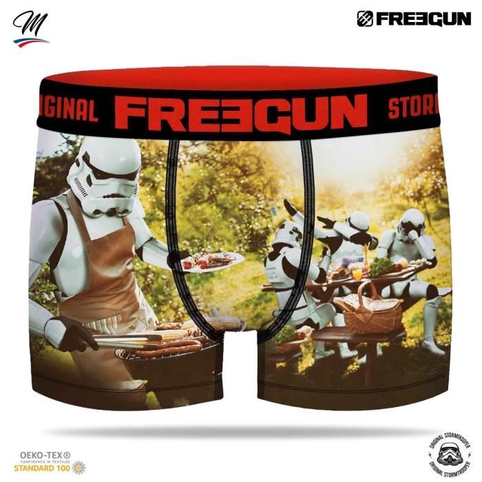Boxer Homme - FREEGUN - Stormtrooper 'Happy Summer' - Microfibre - 92% ...