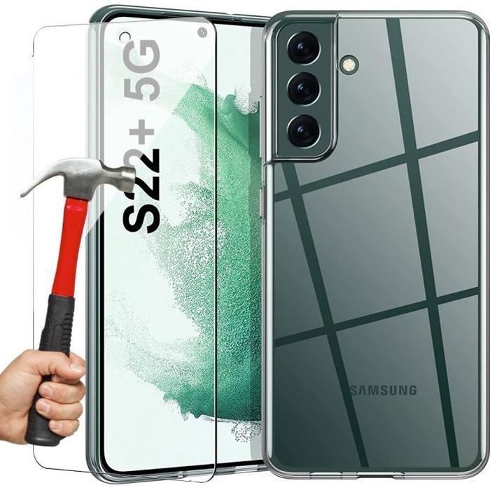 Coque - BOOLING - pour Samsung Galaxy S22 Plus - Souple - Transparent ...