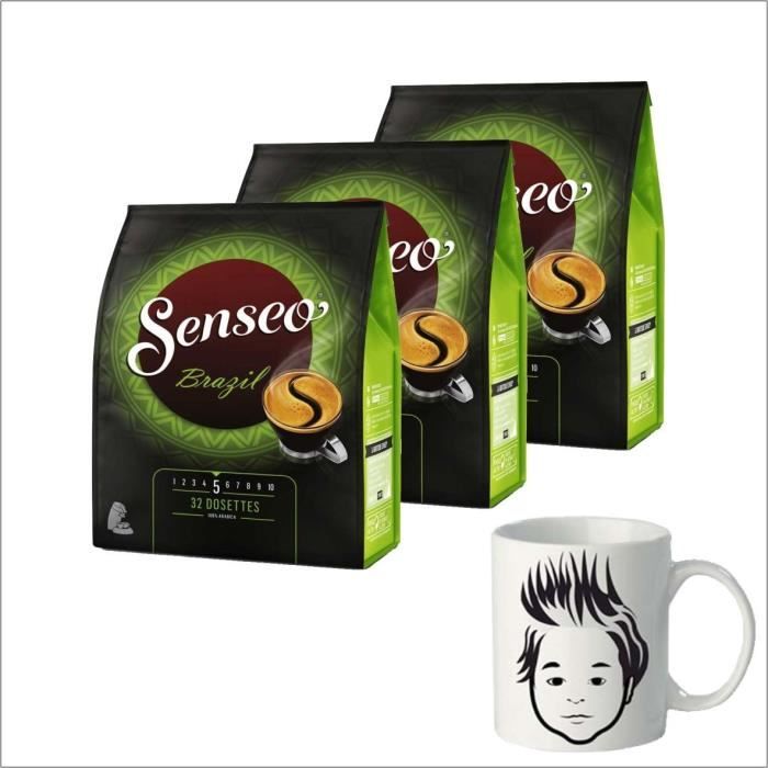 Dosette Senseo Brazil - 96 dosettes + Mug - Cdiscount Au quotidien