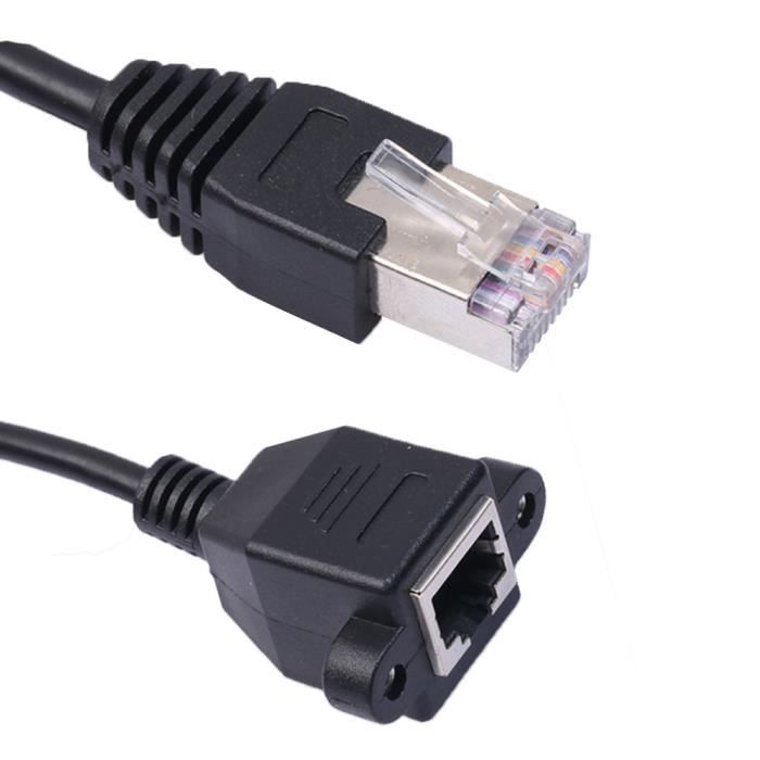 Vococal® Câble cordon réseau Ethernet RJ45 mâle-femelle rallonge Cat6 ...