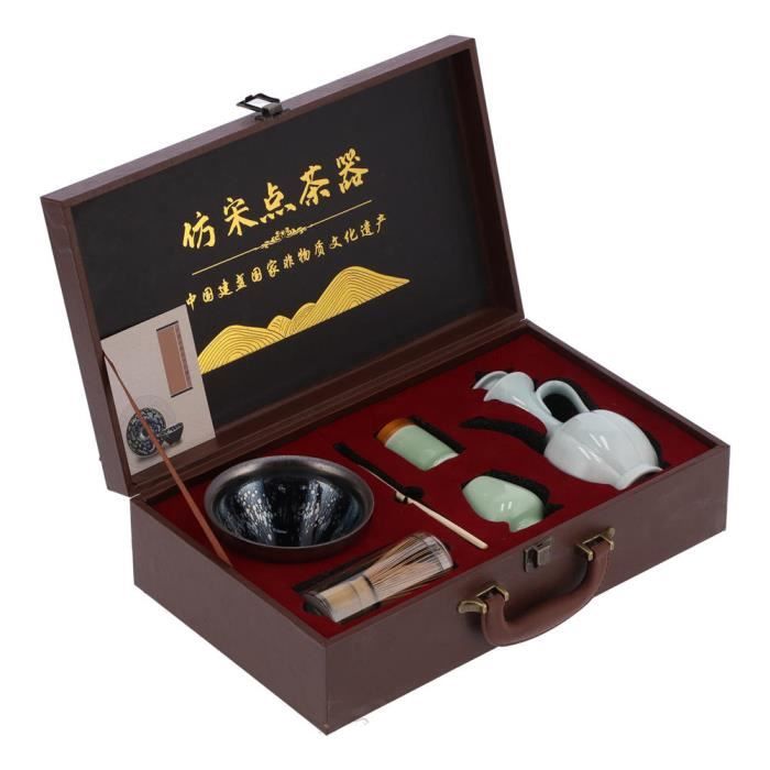 ZJCHAO Outil Matcha Ensemble d'outils à thé Matcha Bol à Matcha Fouet ...