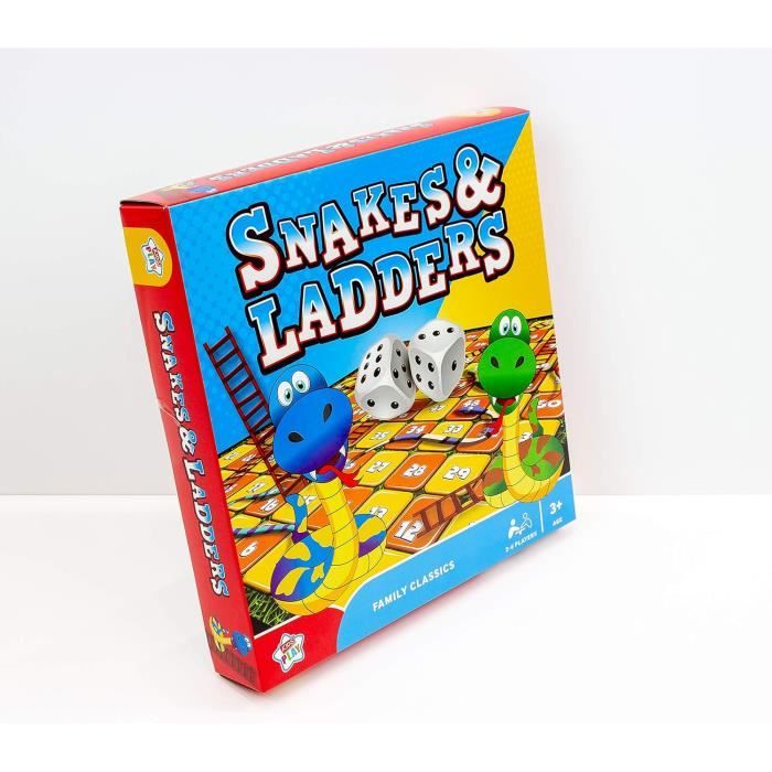 Jeu d'activité Serpent et échelles de Jeux de société familiale ...