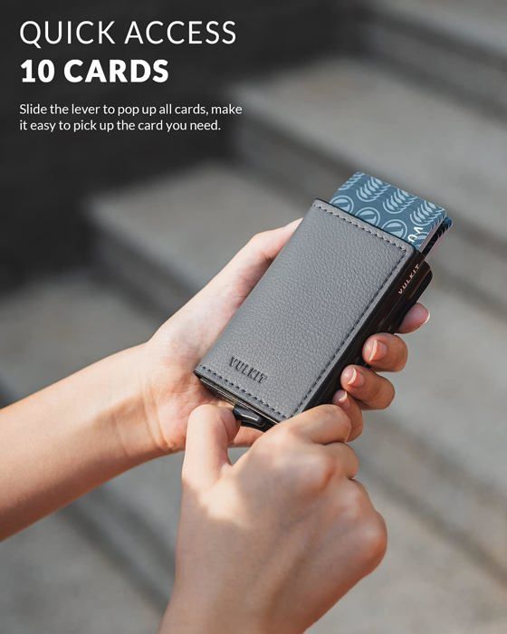 Porte Carte Bancaire Anti Piratage Porte Carte Homme en Cuir Porte ...