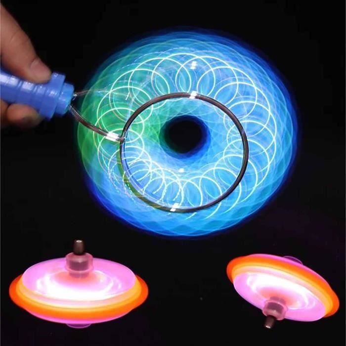 Gyro Yoyo magnétique, roue rotative magique, Led, lumière colorée ...