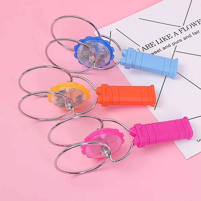 Gyro Yoyo magnétique, roue rotative magique, Led, lumière colorée ...