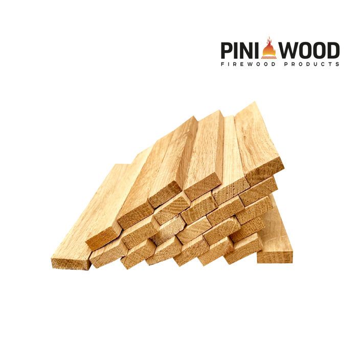 15 kg PINI Allume-bois de chauffage en bois de chêne Bois d'allumage ...
