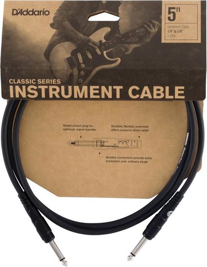 Câble de guitare D'Addario - Série Classic - Câble d'instrument - 1.524 ...