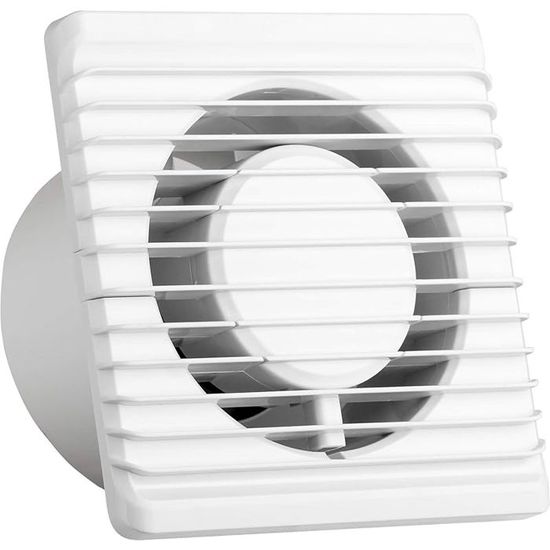 Ventilateur Universel Clapet Anti-Retour Ø100mm Salle de Bain/Cuisine ...