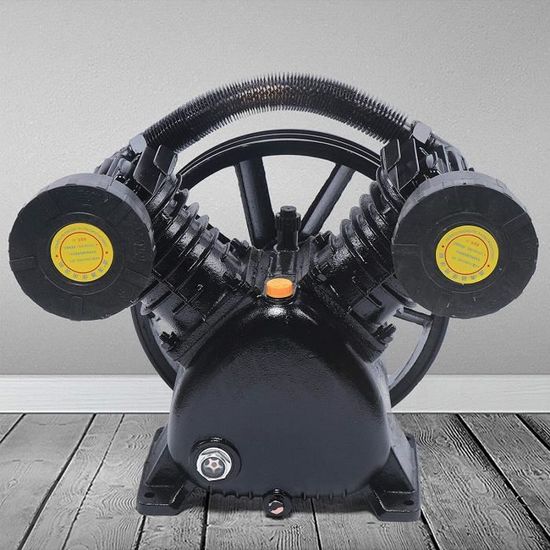Compresseur d'air comprimé type V 2 cylindres 900 tr-min 4 kW[464 ...