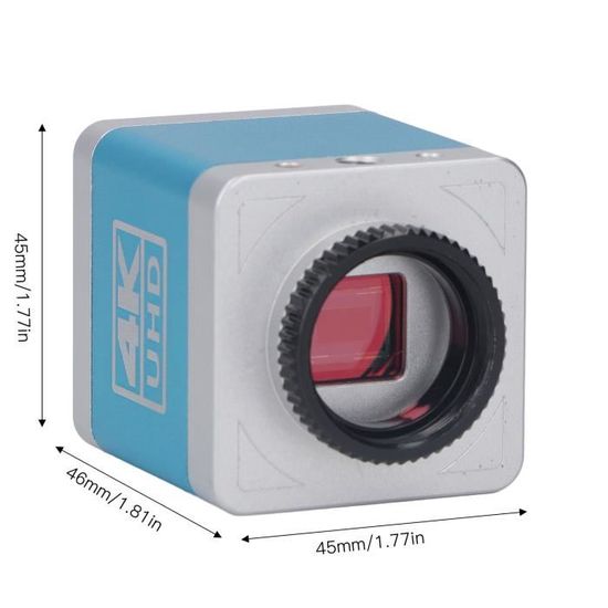 Microscope Vidéo Caméra Industriel 4K FDIT - Objectif 180X - Double ...