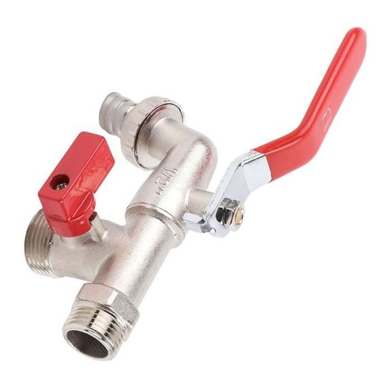 VGEBY Robinet Double Valve pour Machine à Laver en Alliage de Zinc 1 ...