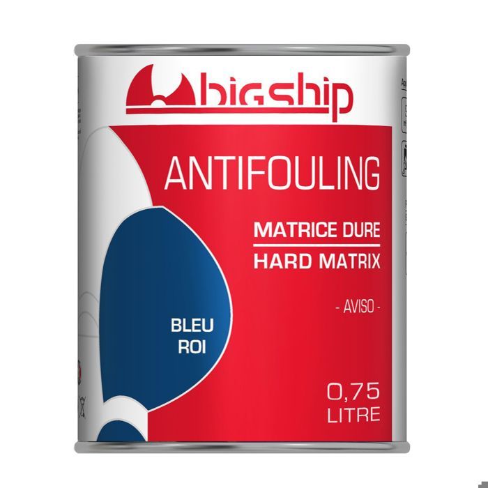 BIGSHIP Antifouling matrice dure Bleu roi 0,75L - Cdiscount Sport