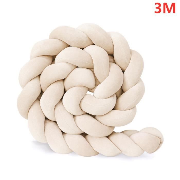 Tour de lit bébé,Traversin pour lit de bébé,à placer autour,protection ...