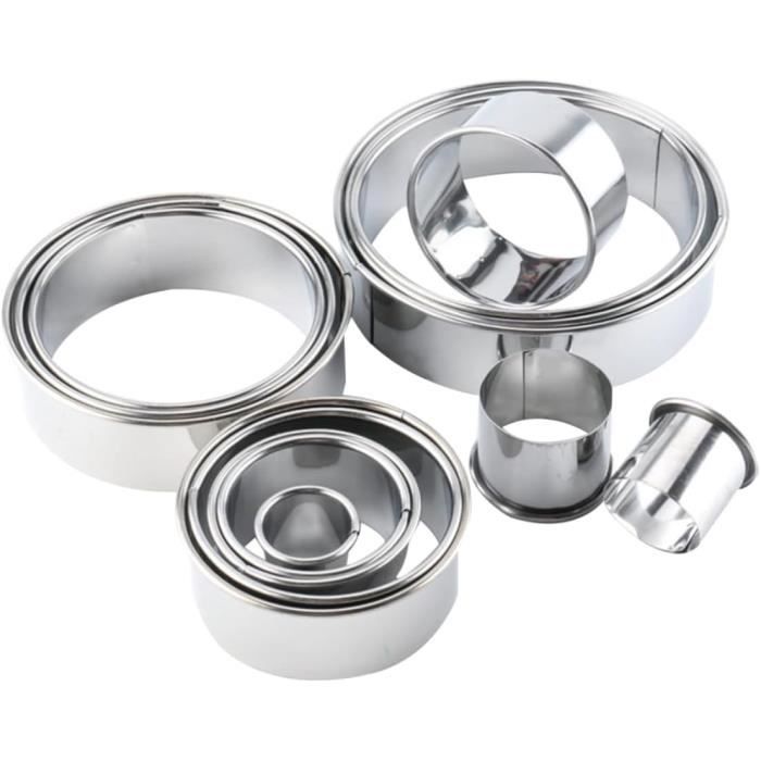 14 Pièces Emporte-Pièce Rond Emporte-Pièce Moules À Biscuits Forme ...