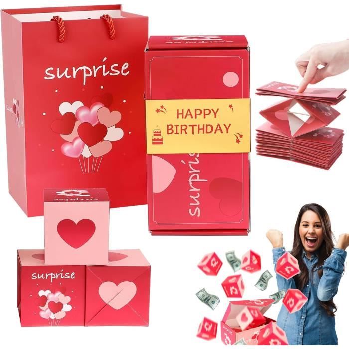 Boîte À Surprise 10 Pièces Surprise Box Gift Box, Bounce Surprise Gift ...