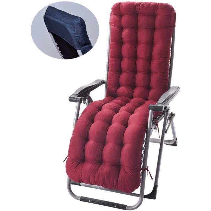 Coussin épais pour Fauteuil Relax Cha Longue,Anti-dérapant Coussin de ...