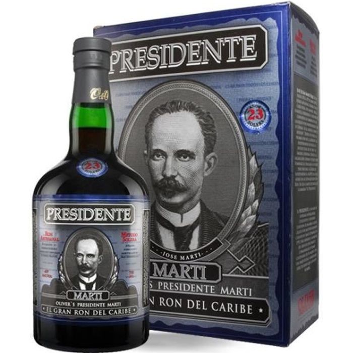 Rhum Presidente Marti 23 Ans - La cave Cdiscount