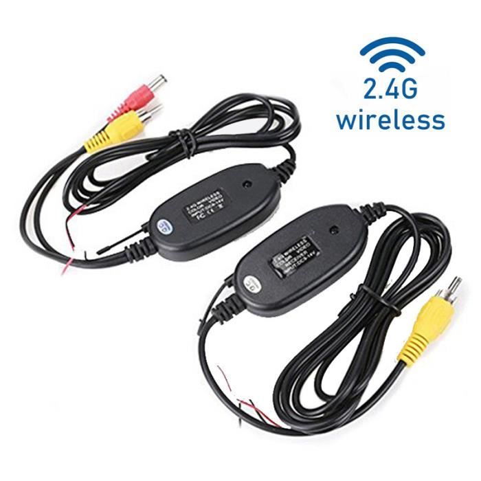 Caméra de recul,Chaude 2.4G Émetteur-Récepteur Vidéo Sans Fil Kit pour ...