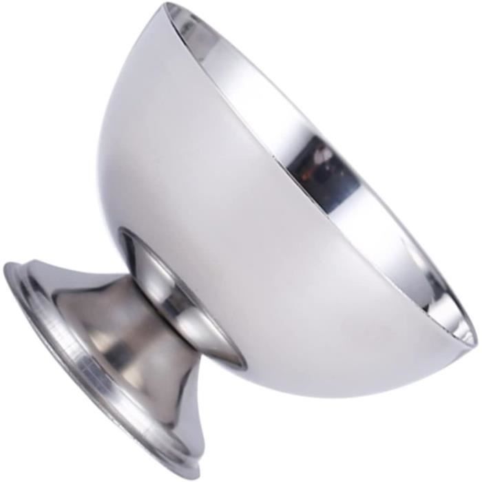 2 Pièces Saladier En Inox Verres À Dessert Récipient À Salade Coupes À ...