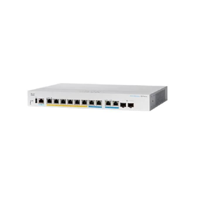 Cisco CBS350-8MP-2X-EU Managed 8-port 2.5GE, PoE+ 240W 240W, 2x10G ...
