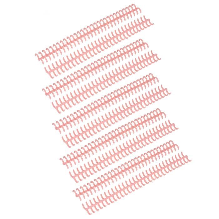 HURRISE Dos de reliure 10 pièces Reliure Dos 30 Trous 12mm Diamètre DIY ...