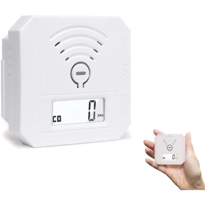 Détecteur de Monoxyde de Carbone, Détecteur de CO avec Affichage ...