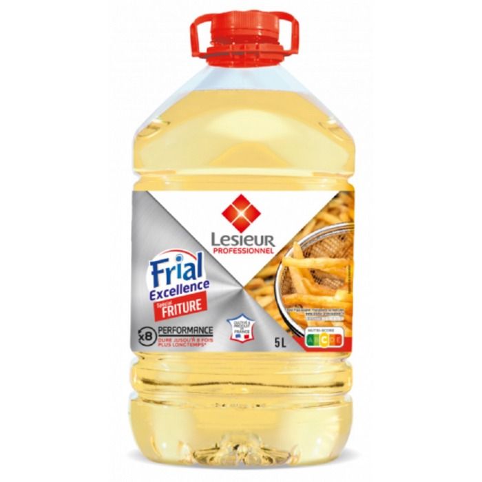 Huile Spéciale Friture Frial Excellence Lesieur 5L/Bidon 4 bouteilles ...
