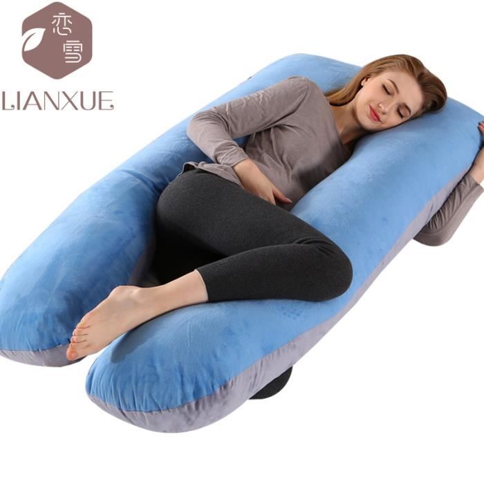 Coussin de Grossesse et d'allaitement Orellier pour Dormir Modulaire ...